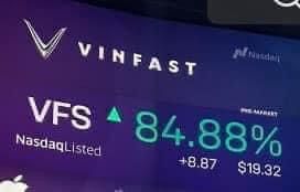 VinFast chính thức niêm yết trên NASDAQ Global Select Market, giá trị vốn hoá hơn 23 tỷ USD