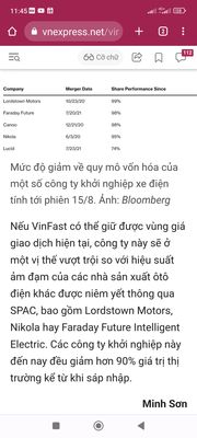 VinFast chính thức niêm yết trên NASDAQ Global Select Market, giá trị vốn hoá hơn 23 tỷ USD