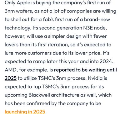 TSMC sẽ chỉ sản xuất chip 3nm cho Apple trong năm nay